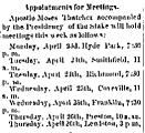 Utah Journal | 1883-04-24 | Page 3 | Appointments for Meetings | | Utah ...